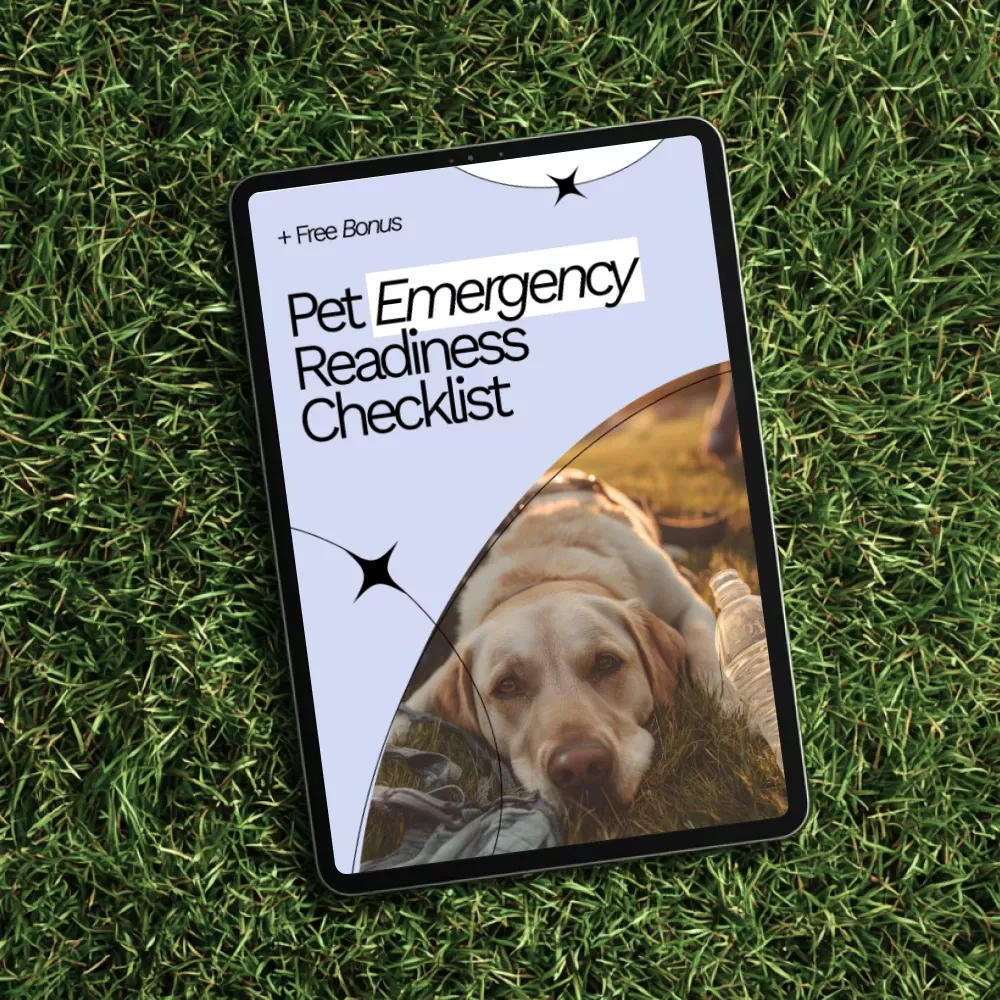 Pet Emergency Readiness Checklist | Printable Pet Emergency Checklist ...