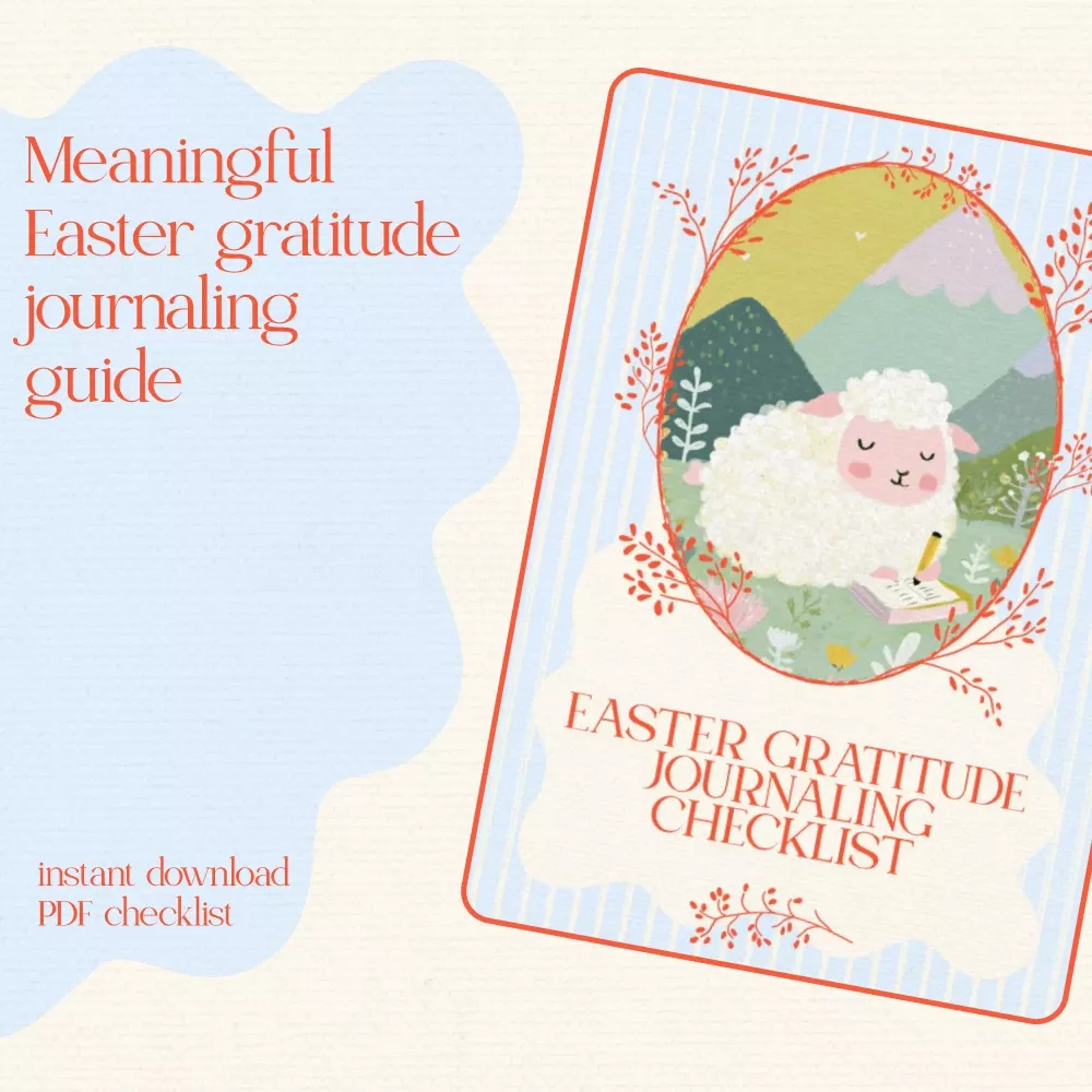 Easter Gratitude Journaling Checklist – Printable Easter Gratitude ...